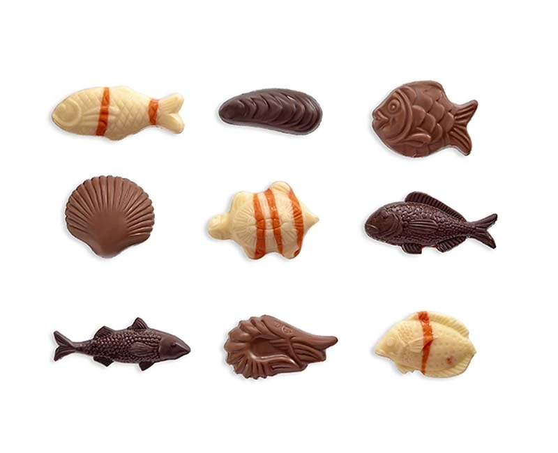 EASTER CHOCOLATE FISHES AND SHELLS | Première Moisson
